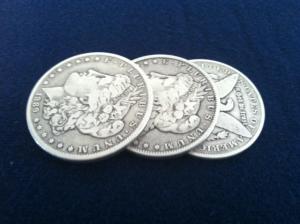 TRICEPTION COIN SET MORGAN DOLLAR BY BOB SWADLING & MARK MASON - Mark ...